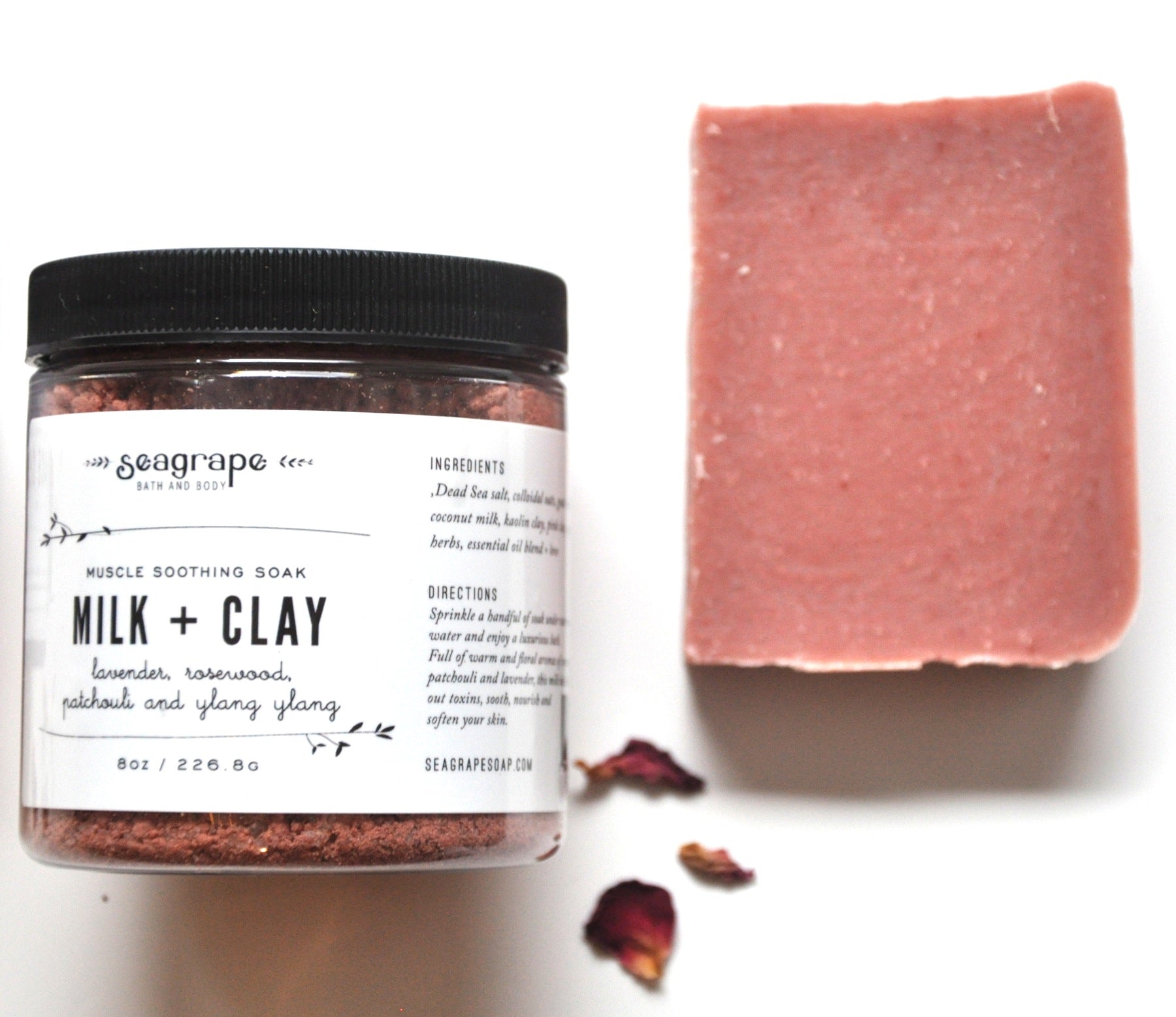 Pink Clay Gift Set – Seagrape Apothecary